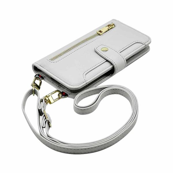 ●商品説明●【商品名】iPhone15 Plus アイフォン15プラス スマホケース(手帳ライトグレー)斜めがけ スマホショルダー 手帳型 ストラップ付き くすみカラー【対応機種】iPhone15 Plus【素材】（手帳・ストラップ）PUレ...