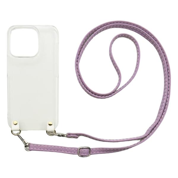 ●商品説明●【商品名】Google Pixel 7（ラベンダー）ストラップホルダー クリアケース ショルダー くすみカラー 肩掛け 斜めがけ【対応機種】Google Pixel 7【素材】ケース：ポリカーボネートストラップ：PUレザー【サイ...