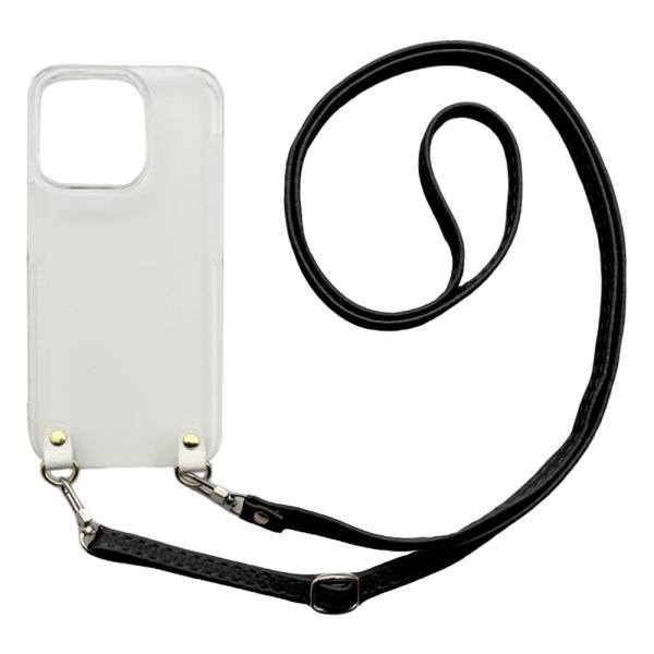 ●商品説明●【商品名】Google Pixel 7a（ブラック）ストラップホルダー クリアケース ショルダー くすみカラー 肩掛け 斜めがけ【対応機種】Google Pixel 7a【素材】ケース：ポリカーボネートストラップ：PUレザー【サ...