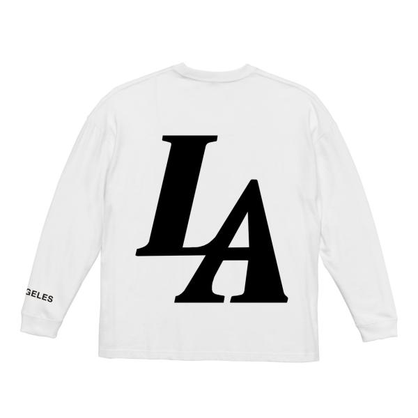 長袖Tシャツ  GN1097L　定価11,000円タフなヘビーウエイトボディに背中の「GOTHAM NYC」オリジナル「 LA 」プリントが西海岸のストリート感溢れる仕上がりとなっております。同ブラック有り