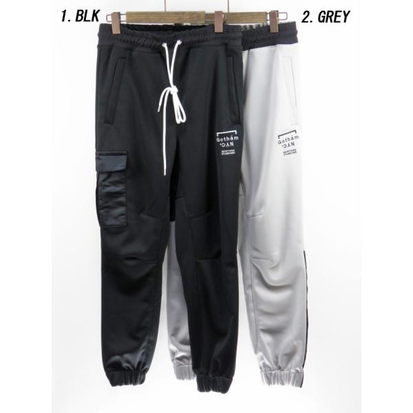 ジャージー/ナイロン切り替え　カーゴパンツ　２カラー　各色定価16280円→SALE 9500円ストリートでも人気の「GOTHAM NYC」からジャージー/ナイロン切り替えのカーゴパンツが入荷しました。定番で鉄板のブラックと、ライトなグレー...