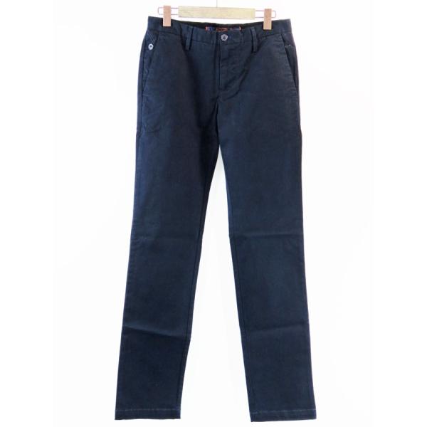 コットンパンツ RALF/SLIM FIT ネイビー  税別定価15800円→SALE 税別3500円イタリアの人気カジュアルブランド【ガネーシュ】よりネイビーカラーがお洒落なチノパンの入荷！スリムフィットでとても綺麗なシルエットで、ロール...