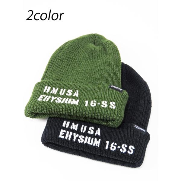 アーミービーニー　各色税別定価5000円→SALE 税別2500円2015年の冬よりブランドネームを改め一新された注目のブランド【HALFMAN USA】よりビーニーの入荷です！フロントのアーミー調プリントが特徴的な【HALFMAN USA...