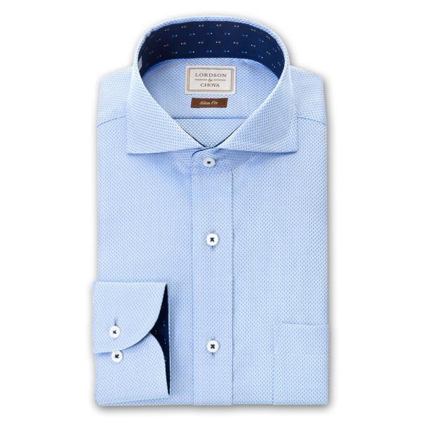 LORDSON by CHOYA Slim Fit 綿100％ 形態安定加工ドレスシャツ（スリムフィット） LORDSON by CHOYA、待望のスリムフィット。 細身なのに動きやすいシルエットを採用しています。 ブルードビーのカッタウェ...