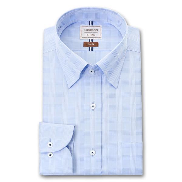 LORDSON by CHOYA Slim Fit 綿100％ 形態安定加工ドレスシャツ（スリムフィット） LORDSON by CHOYAに待望のスリムフィットが新登場！ 細身なのに動きやすいシルエットを採用しています。 チェックの織柄の...