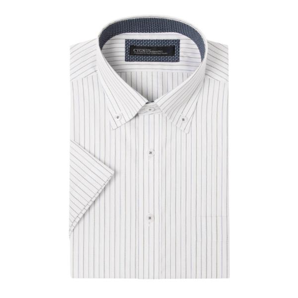 最旬なアイテム【超形態安定】半袖ワイシャツ登場！！アイロンいらずの超形態安定加工に吸水速乾機能、抗菌防臭・制菌機能をプラス。夏場に最適な多機能ワイシャツです。毎日の洗い替えが必要な暑い夏に、洗って干すだけですぐに着る事ができ、汗を素早く吸収...