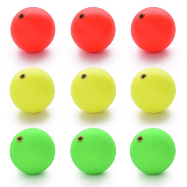 【様々な釣りの仕掛けに大活躍！】素材は硬質な発泡スチロールで軽量でありながらも浮力に優れ衝撃にも強く、浮き釣りやカゴ釣り、サビキ釣り、泳がせ釣り、ぶっ込みサビキ仕掛け等、ぶっこみ釣り、フカセ釣り等様々な釣り仕掛けにお使いいただける発泡玉ウキ...