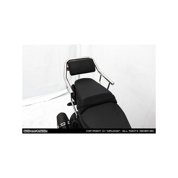 CB250R用 バックレスト付き タンデムバーです。※車体型式：2BK-MC52 に適合します。安心して安全にタンデム走行ができる機能面を重視した商品です。急発進時、横揺れ時、ブレーキング時の転落を防止し、子供から大人までしっかりとタンデム...