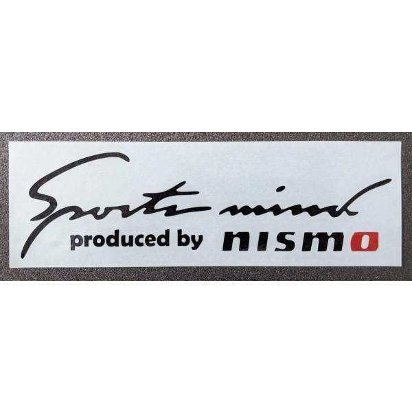 サイズは200mmx60mm 耐候タイプです。 転写タイプで転写シールがはられてるので簡単に文字だけ残して貼ることができます。※組み合わせ自由２枚以上のご注文で　無料でクリックポストで発送させていただきます #NISMO #スポーツマインド...