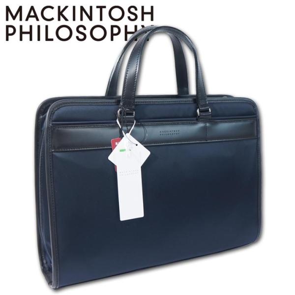 ■ブランドMACKINTOSH PHILOSOPHY■状態新品・未使用■サイズ約４０ｃｍ×約２８ｃｍ×約１０ｃｍ（必ず実寸をご参考下さい。誤差はご容赦下さい） ■素材ナイロン100dn ツイルテフロン/PVC加工／牛革スムース■カラーネイビ...