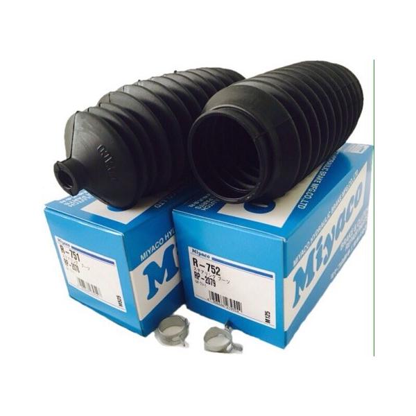 ■国内大手自動車部品総合メーカー「ミヤコ自動車工業」製のステアリングラックブーツ左右2個セットです。安心の日本製、純正同等品質で、全国の整備業者様から長年に渡り使用されている信頼あるメーカーですので、安心してご使用頂けます。【適合車種】■日...