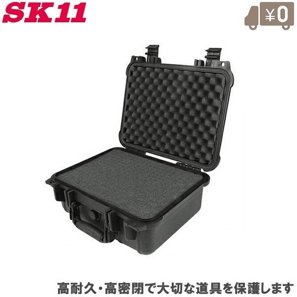 【送料無料】SK11 プロテクトツールケース SPB-340BK■特徴■・道具の持運び、収納、保護などに。・高耐久、高密閉で水やホコリから工具を守り保護します。・パッキンがフタと密着することで高い密閉性になります。・収納物に合わせて切抜き可...