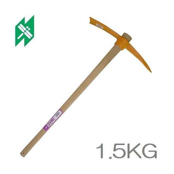 ■特長■・土木作業等の掘削用道具。・鍛造品で鋭利で長持ちです。・国産楢材を使用しています。・鍛造加工・サイズ：幅470×高さ900×奥行き74mm・重量：2180g