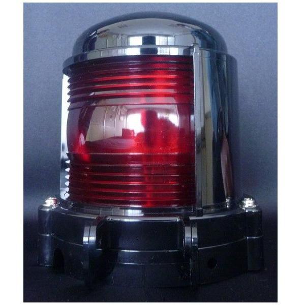 ■特長■・小型船灯：JCI検定合格品。・適合電球：KN12V 20WS / KN24V 20WS・射光角度：112.5度・光達距離：2海里以上・灯窓：着色レンズ紅・概算質量：0.34km・適用（全長）：50m未満電気用 小型船灯 小型標識灯...