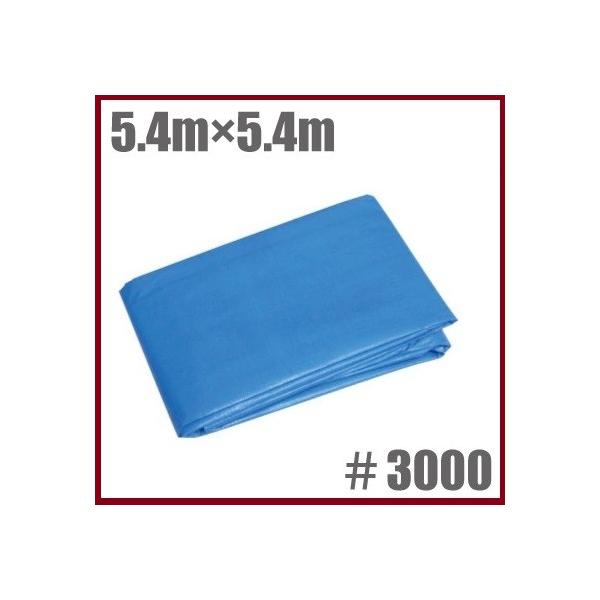 ビニールシート サイズ＝5.4m X 5.4m■特長■・材質はポリエチレン100%で、規格は#3000原反のため厚手で丈夫です。・シートにはハトメがついています。〔検索キーワード〕雨除け　トラック　雨避け　荷台　トラックシート　軽トラ　敷物...