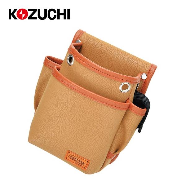 ■用途・小型電工袋2段。■特徴・しなやかなレザーと機能性を合わせた男の職人シリーズです。・右側面にはマジックテープふた式の小物ポケットがあります。・痛みやすいベルト通しの芯と表面に補強材を使用しました。■仕様・サイズ：長さ180×幅170×...