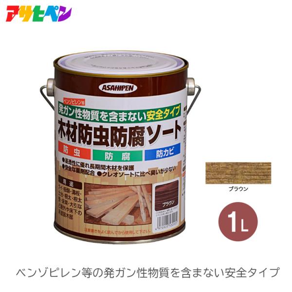 ■用途■適した場所：・クイ、板塀、溝板等の屋外未塗装部分の防腐、防虫。・土台、根太、根太受、床束、大引などの床下未塗装木部の防虫・防腐。注意事項※旧塗膜が残っている場合には、塗膜を取り除く必要があります。■特長■・ベンゾピレン等発ガン性物質...