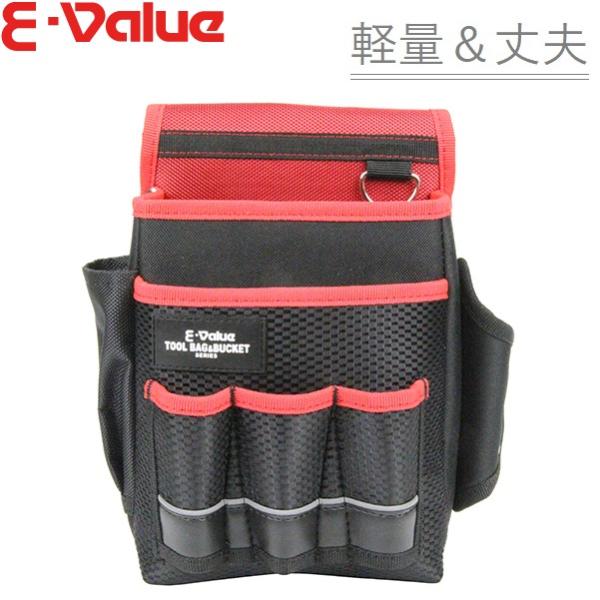 ■特長■・ホルダー付腰袋。・洗練されたスタイル・高品質・圧倒的コストパフォーマンスです。・軽量で丈夫です。・様々な工具の携帯に便利です。・サイズ：約幅230×奥行130×高さ240mm・重量：240g・色：ブラック/レッドツールケース 大工...