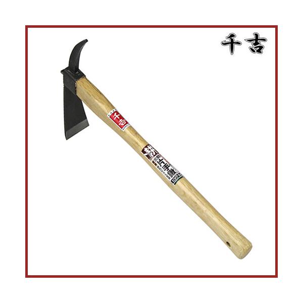 ■用途■土起こし、穴掘り。■特長■樫の柄を使用しているので、ハードな作業にも耐久性があります。抜けにくく安全に作業が行えるL型クサビを使用しています。■仕様■タイプ：ピッケル。幅50×高さ395×奥行き235mm重量446ｇ