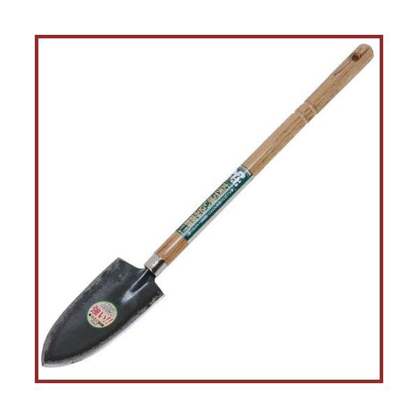 ■用途■スコップ。■特長■穴掘り用です。刃先は焼き入れ＋研磨処理です。頑丈・丈夫でしっかり掘れます。■仕様■鍛造刃。幅90×高さ625×奥行き30mm重量460ｇ