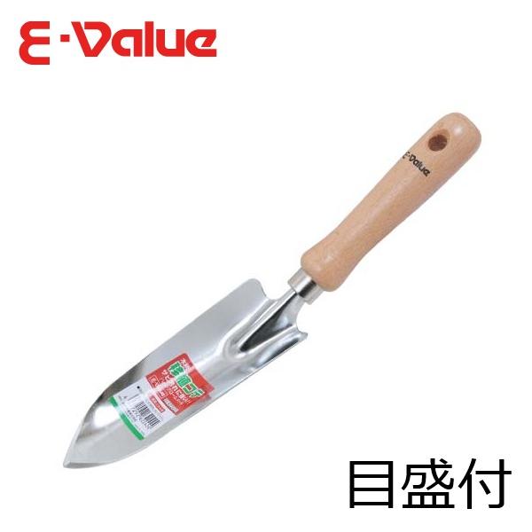 ■用途■スコップ。■特長■穴掘り、土すくい用です。■仕様■刃部：ハードクロームメッキ処理。目盛付。幅60×高さ305×奥行き30mm重量160ｇ