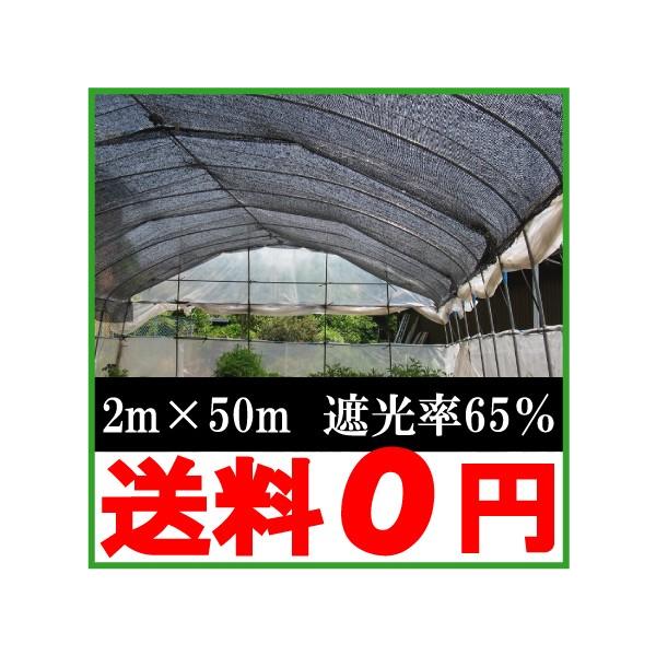 遮光ネット 2m×50m 遮光率65％■特長■・農園、現場作業、野外の日よけなどに。・ベランダ、屋上になどに着けて温度の上昇予防に。・大切な作物や花木などを、強い日差しから守り、温度の上昇や水分蒸発を防ぎます。・酸やアルカリなどの製品にも強...