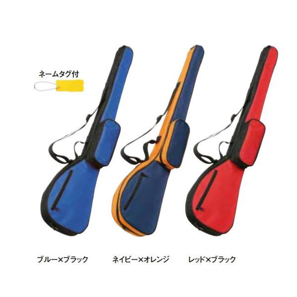 飽きのこないスポーティなツートンカラークラブ収納部はダブルファスナー・収納長さ 90cm迄・素　材　ポリエステル・色ブルー×ブラック/レッド×ブラック/ネイビー×オレンジ 【 関連キーワード 】グラウンドゴルフ　グランドゴルフ　グラウンドゴ...