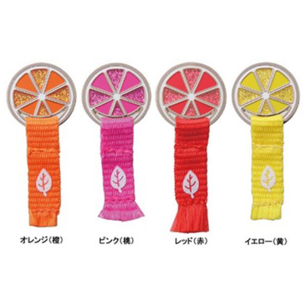 ニチヨー NICHIYO グラウンドゴルフ マーカー フルーツリボン GM-FR商品説明 もぎたてのフルーツにリボン柑橘類をイメージし、リボンを付けて見やすくしました