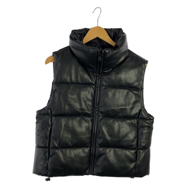 GAP◇ダウンベスト/M/フェイクレザー/BLK : セカンドストリート GAP◇ダウンベスト/M/フェイクレザー/BLK : セカンドストリート