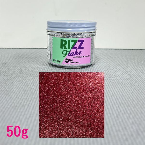 RIZZ Flakeはポリエステルフィルムを使用し、フレークパウダー自体の重量を軽くする事で塗装する面積がより広範囲になりました。更にポリエステルフィルムをアルミ蒸着後カラーコーティングする事で、可能な限りの彩度と耐光性を確保しています。又...