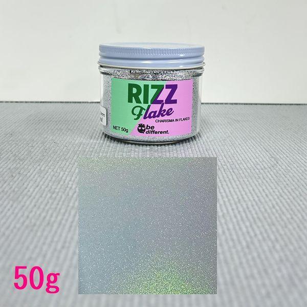 RIZZ Flakeはポリエステルフィルムを使用し、フレークパウダー自体の重量を軽くする事で塗装する面積がより広範囲になりました。更にポリエステルフィルムをアルミ蒸着後カラーコーティングする事で、可能な限りの彩度と耐光性を確保しています。又...