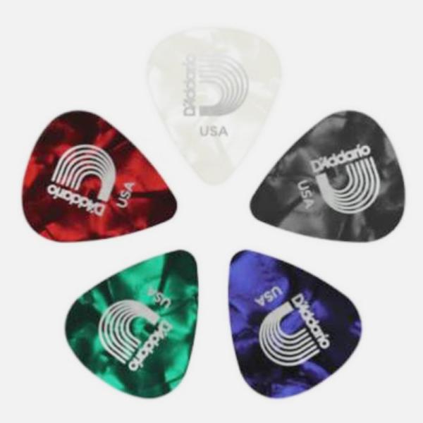 Planet Waves プラネット・ウェーヴス Celluloid Guitar Picks  ・サイズ：Medium　0.7ｍｍ・ギターピック10枚以上のご購入で送料無料です。　※組み合わせは自由です。