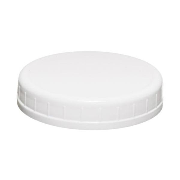 BallまたはKerrブランドのワイドマウス用ジャーにお使いになれます。品名：メイソンジャーワイドマウス用のプラステックキャップ 1個　　　内径：8.6ｃｍ（3.38インチ）使用方法：冷蔵、冷凍、または保管に最適。保存食品を新鮮に保ちます。...