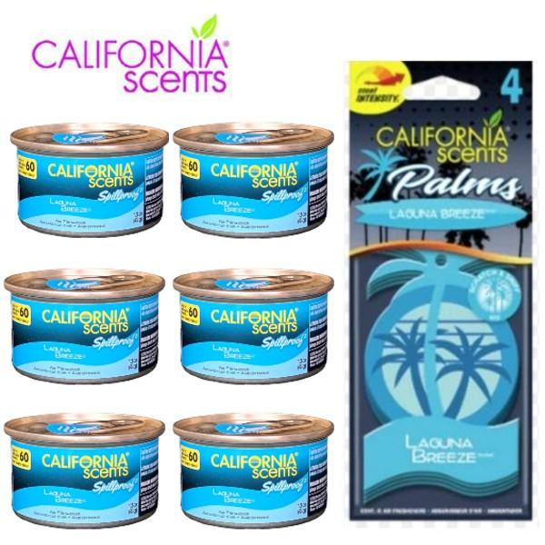 カリフォルニア・センツ Organic Air Freshenerラグナブリーズ 6缶+ラグナブリーズハング4枚パック《ラグナ・ブリーズ缶入り 6缶》SIZE : 直径 6.7ｃｍ、高さ 3.5ｃｍAroma type：ラグナ・ブリーズ《ラ...