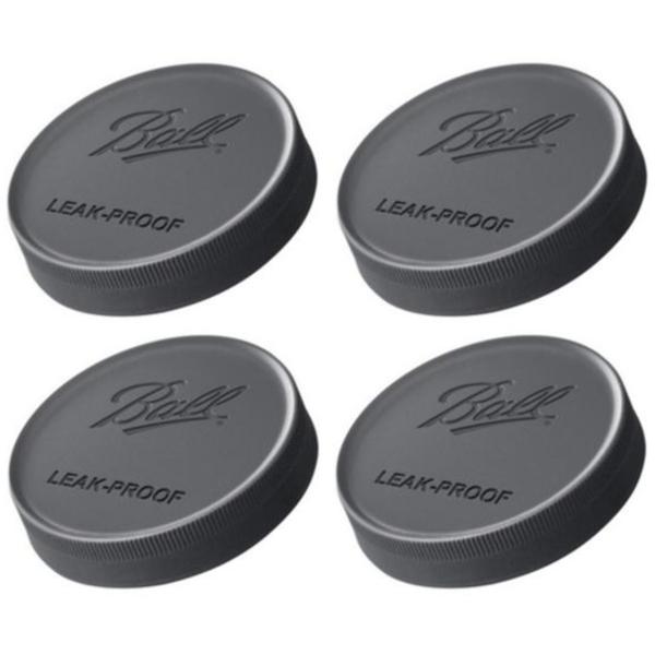 【商品説明】〇Ball社メイソンジャー用 プラスティックふた ワイドマウス用 4個セット●Ball社メイソンジャーの交換用の蓋としてお使いいただけます。●サイズ：【ワイドマウス用】　・ ふた部分-直径92mm　　※ご購入の際、お手持ちのジャ...