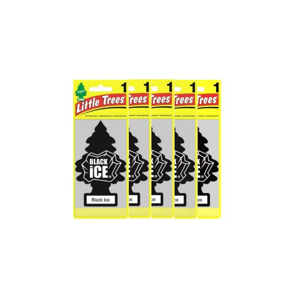 LittleTree リトルツリーエアフレッシュナーBlack Ice 5枚セット【香り】　　樹木と柑橘類をブレンドした、ミステリアスで男性的な香り！　　　　　　クールなメンズフレグランスのブラックアイス。【サイズ】　本体サイズ H:11....