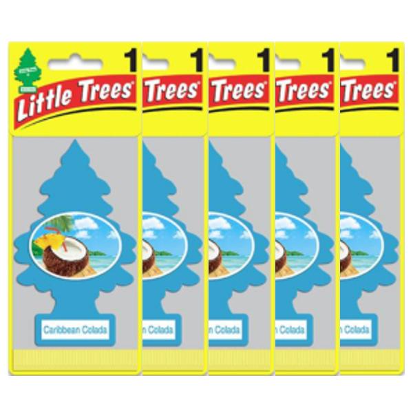 LittleTree リトルツリーカリビアン・コラーダ Caribbean Colada USDM 5枚セット【香り】　　パイナップルとココナッツの香りが、貴方をトロピカル アイランドへ誘う！【サイズ】　本体サイズ H:11.8cm W:6...