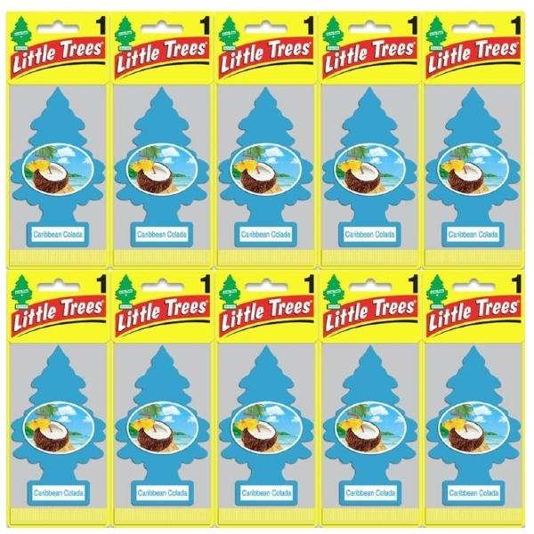 LittleTree リトルツリーカリビアン・コラーダ Caribbean Colada USDM 10枚セット【香り】　　パイナップルとココナッツの香りが、貴方をトロピカル アイランドへ誘う！【サイズ】　本体サイズ H:11.8cm W:...