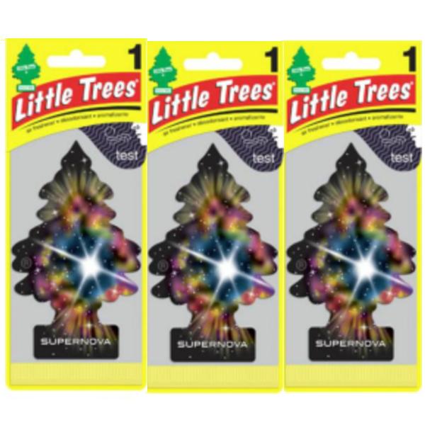 LittleTree リトルツリーエアフレッシュナーSuperNova スーパーノヴァ USDM 3枚セット【香り】　　ベルガモットの香りにダークベリー、フローラル、ムスクを加えた香り【サイズ】　本体サイズ H:11.8cm W:6.9cm...