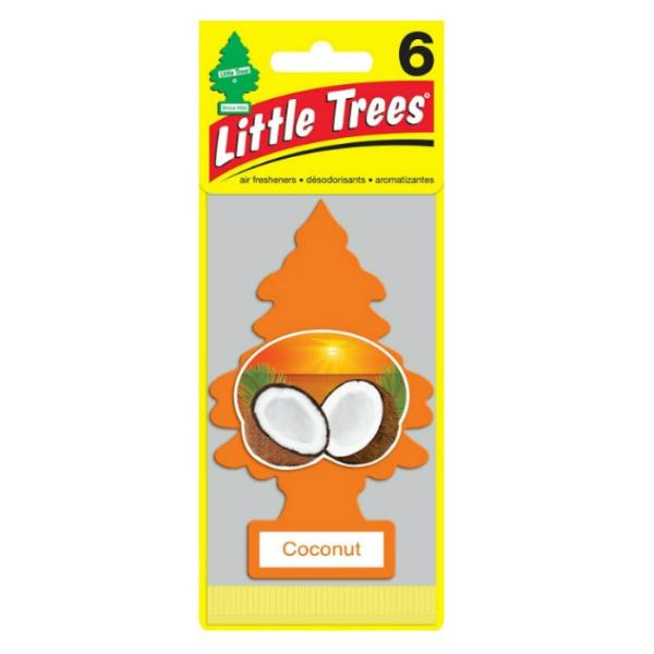 リトルツリー エアフレッシュナー 芳香剤 Coconut 6枚組 並行輸入品・香りが長持ちすることが特徴です。・袋から取り出さず徐々に切り込みを入れて使用すると長持ちします。・香水系の香りで日本をはじめヨーロッパで人気の商品です。・米国より...