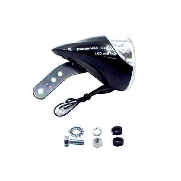 ●メーカー名：アサヒサイクル（自転車） / asahicycle(アサヒサイクル)●商品名：ハブダイナモ用LEDライト（J1端子） NRS003 ブラックバラメーカー品番：・V2S3BJANコード：4938915709526ブラックLEDハ...