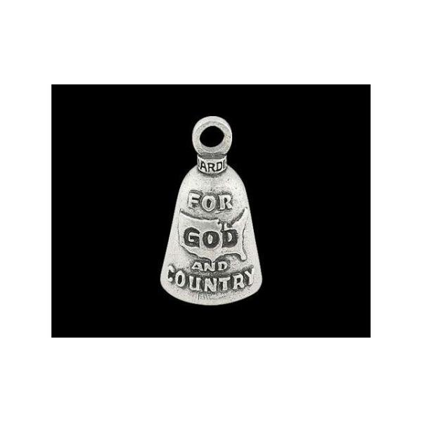 ●メーカー名：ガーディアンベル / Guardian Bell●商品名：For God ＆ Countryメーカー品番：・026431クローム合金ベル本体 縦：約40mm 直径：約25mmベル本体×1個 ポーチ×1個『バイカーベル』とも呼ば...
