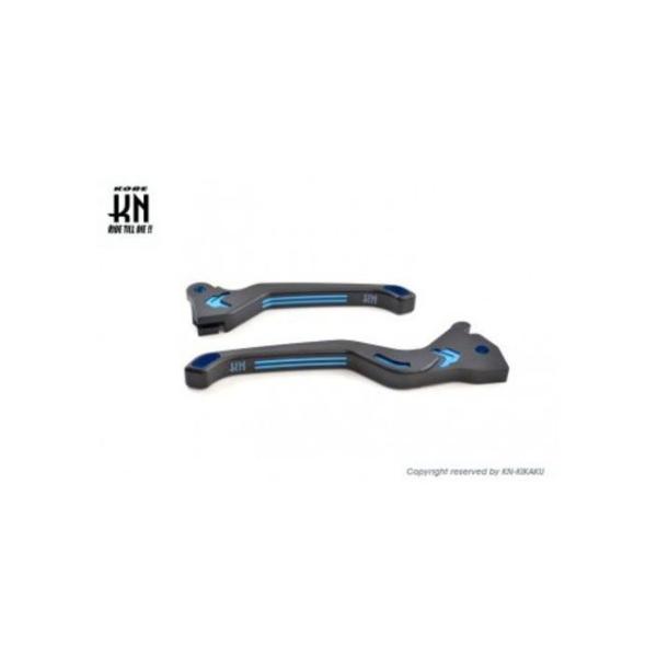 ●メーカー名：KN企画 / kn926(ケイエヌキカク)●商品名：KNデュアルカラーレバー2【マットブラック/ブルー】シグナスX1/2/3型メーカー品番：KN-BLCY2-BKDBJANコード：4580630281353【商品名】■KNデュ...