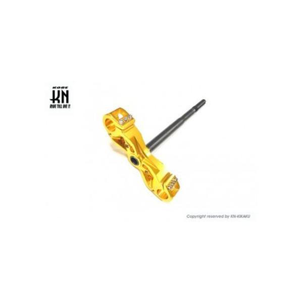 ●メーカー名：KN企画 / kn926(ケイエヌキカク)●商品名：NCY 軽量CNCアルミステム【シグナスX】ゴールドメーカー品番：690L054C6ALGO-KNJANコード：4580630302461