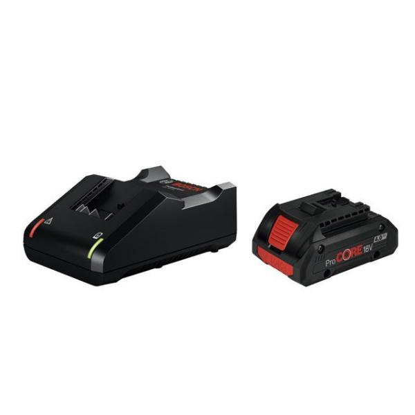 ●メーカー名：ボッシュ / BOSCH●商品名：ProCORE18V4S1 18V4.0Ah プロコア ProCORE バッテリー1個・充電器セットメーカー品番：ProCORE18V4S1JANコード：4059952557953バッテリー（...