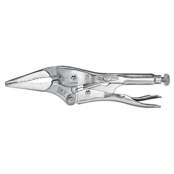 ●メーカー名：アーウィン / IRWIN●商品名：T1402EL4 6LN ロングノーズロッキングプライヤ150メーカー品番：T1402EL4JANコード：0038548001432全長：165mm／幅46mm／先端幅：4.0mm／先端長：...