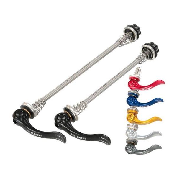●メーカー名：リデア（自転車） / RIDEA(リデア)●商品名：LS3D-100/130 Ti Quick Release ROAD F100/R130●カラー チタンメーカー品番：LS3D-100/130JANコード：451067641...
