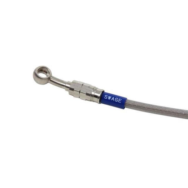 ●メーカー名：スウェッジラインプロ / SWAGE-LINE PRO●商品名：リアホースキット●ホースエンド ステンレス ホースカラー クリアメーカー品番：STP0044RJANコード：4550255457150CBR1000RR-R FI...