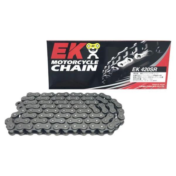 ●メーカー名：江沼チェーン / EKチェーン(イーケーチェーン)●商品名：ハイパフォーマンス ノンシールチェーン 420SR SPJ●カラー スチール リンク数 70Lメーカー品番：JAN_4571291808089JANコード：45712...