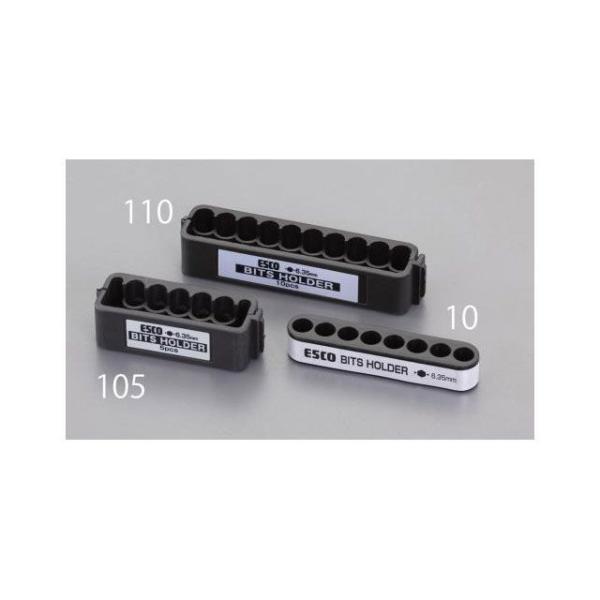 ●メーカー名：エスコ / ESCO●商品名：10本用（1/4”Hex）ビットケースメーカー品番：EA509-110JANコード：4548745259148備考■六角シャンク1/4”（6.35mm）のドライバービットの収納に■ビット収納数…10本